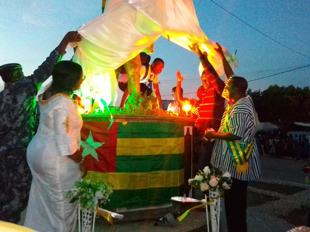 Kpélé 1 : Inauguration d'un monument à Adéta qui représente l'identité ...